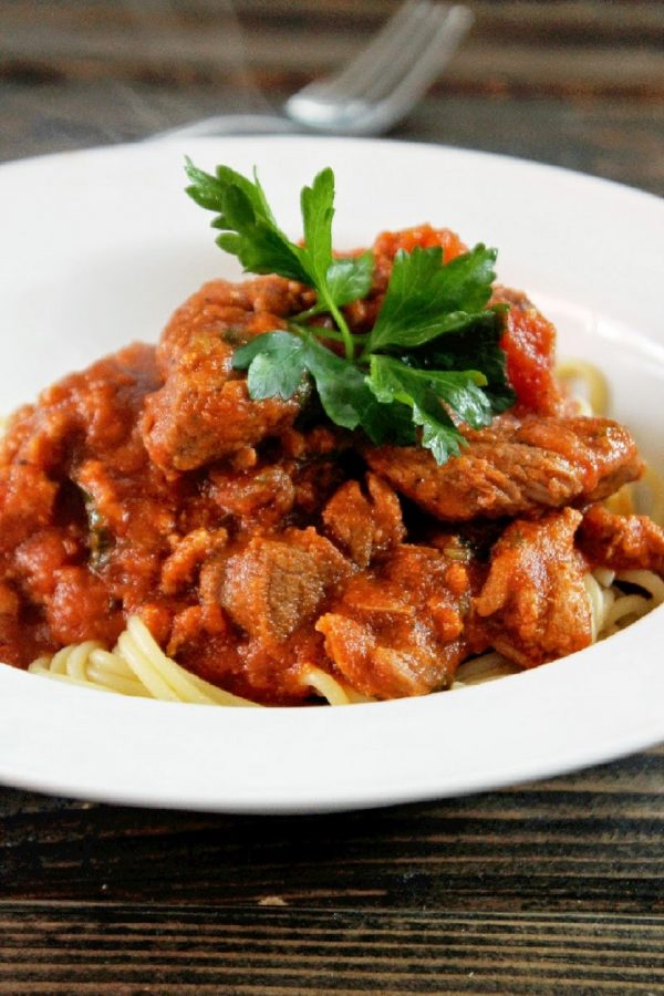 Meaty Slow Cooker Sunday Ragu with Roast - Creole Contessa