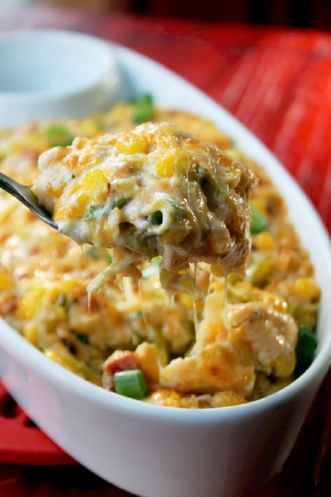 Fried Corn Dip with Bacon - Creole Contessa