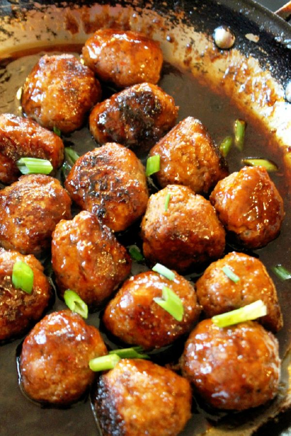 Teriyaki Meatballs - Creole Contessa