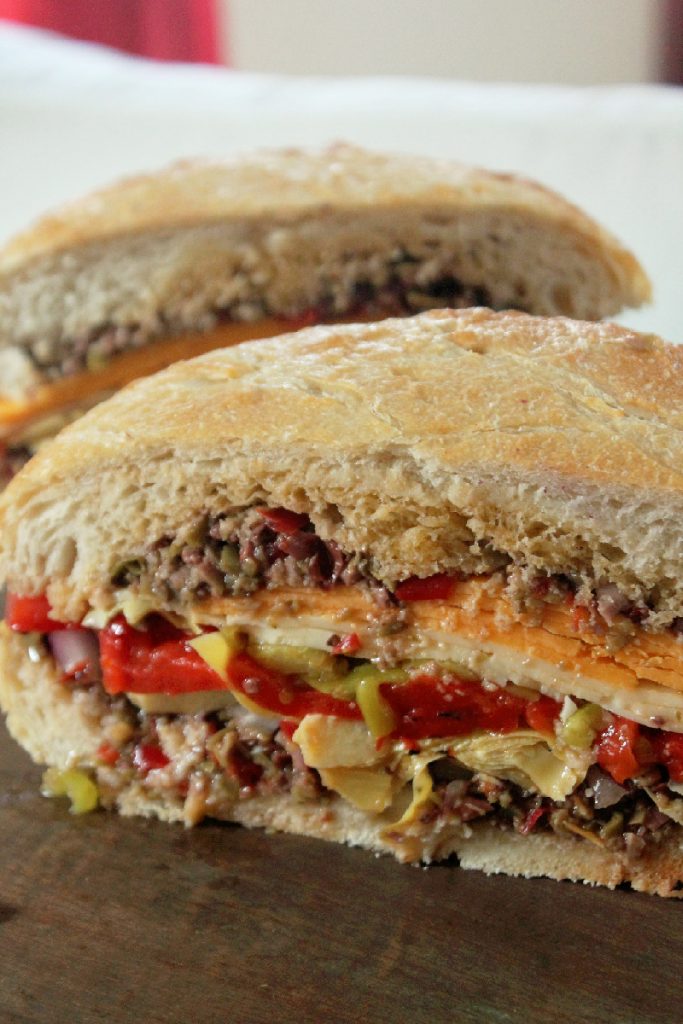 Vegetarian Muffuletta - Creole Contessa