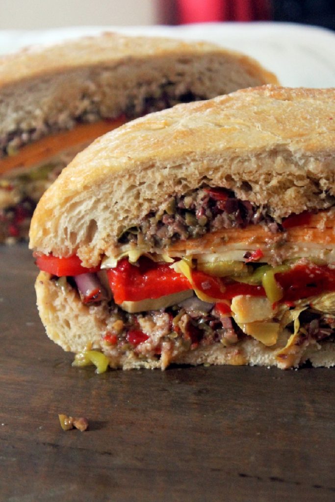 Vegetarian Muffuletta - Creole Contessa