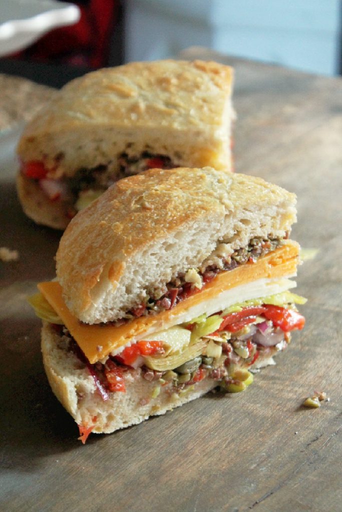 Vegetarian Muffuletta - Creole Contessa