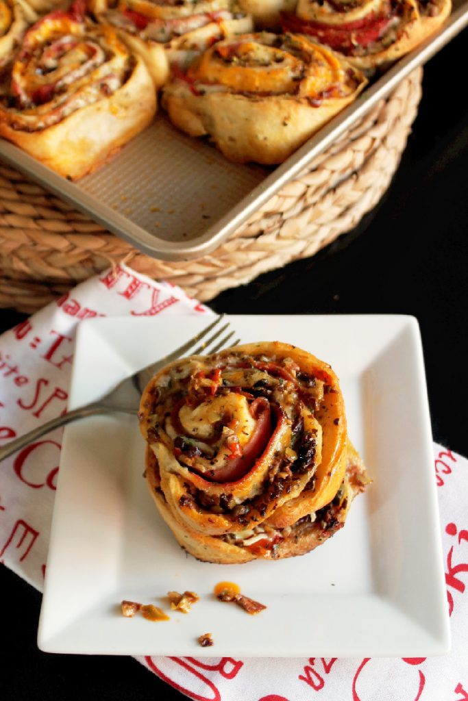 Muffuletta Pizza Rolls - Creole Contessa