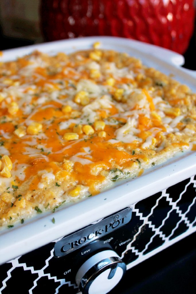 Slow Cooker Cornbread Pudding Casserole - Creole Contessa
