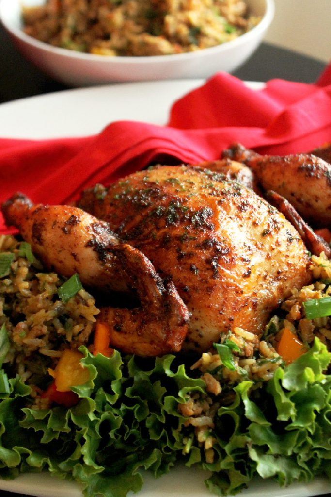 #ad Creole Cornish Hens with Rice Dressing - Creole Contessa