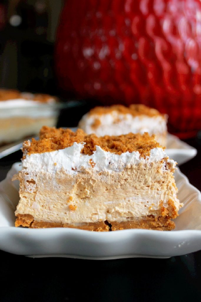 No Bake Pumpkin Cheesecake Lasagna - Creole Contessa