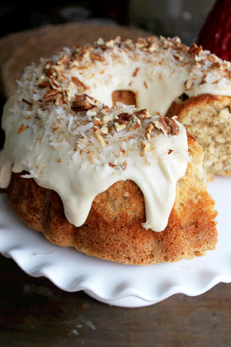 Coconut Pecan Pound Cake with Coconut Cream Cheese-Creole Contessa ...