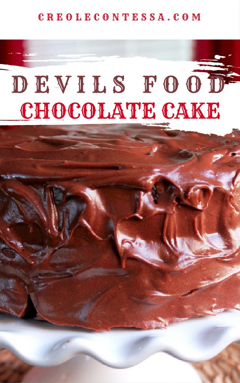 Devil's Food Chocolate Cake - Creole Contessa