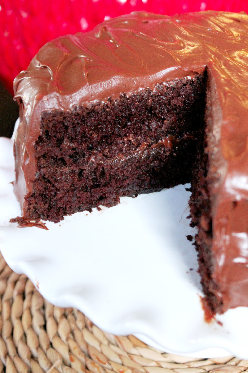 Devil's Food Chocolate Cake-Creole Contessa - Creole Contessa