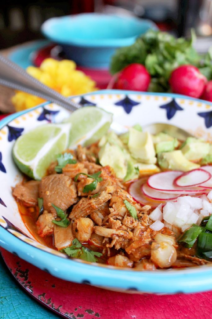 Slow Cooker Chicken Pozole - Creole Contessa