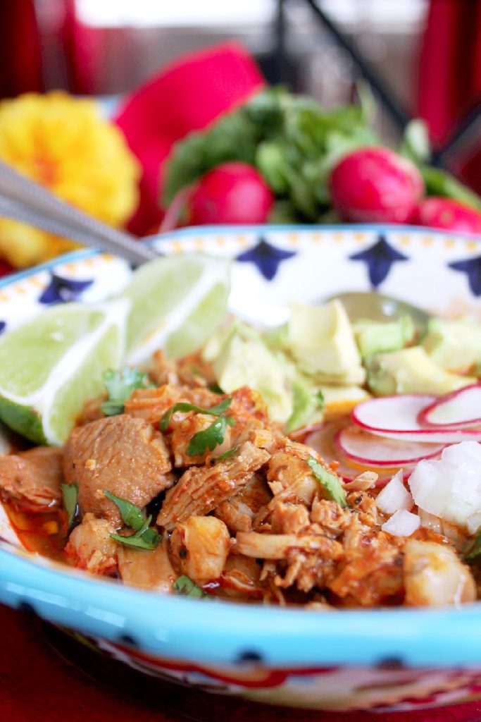 Slow Cooker Chicken Pozole - Creole Contessa