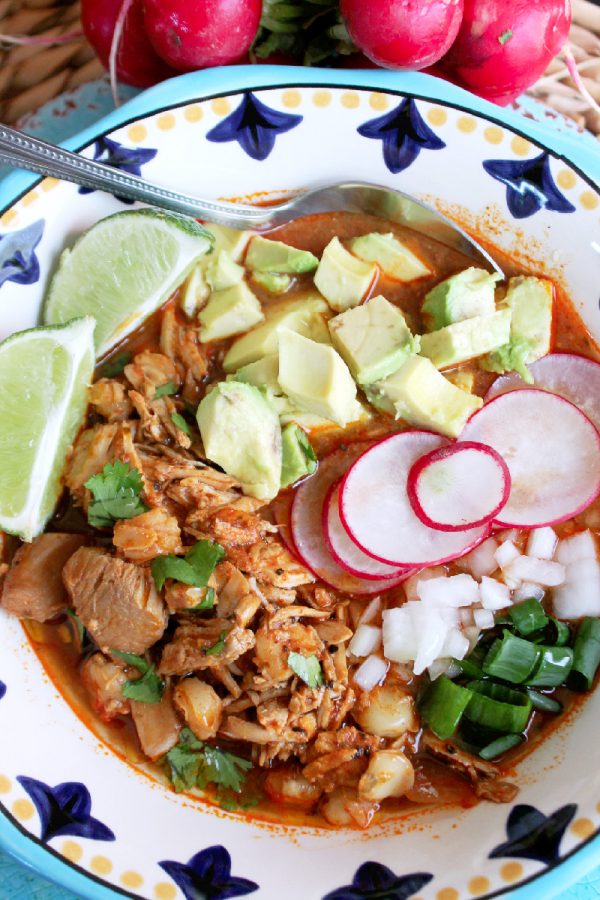 Slow Cooker Chicken Pozole - Creole Contessa