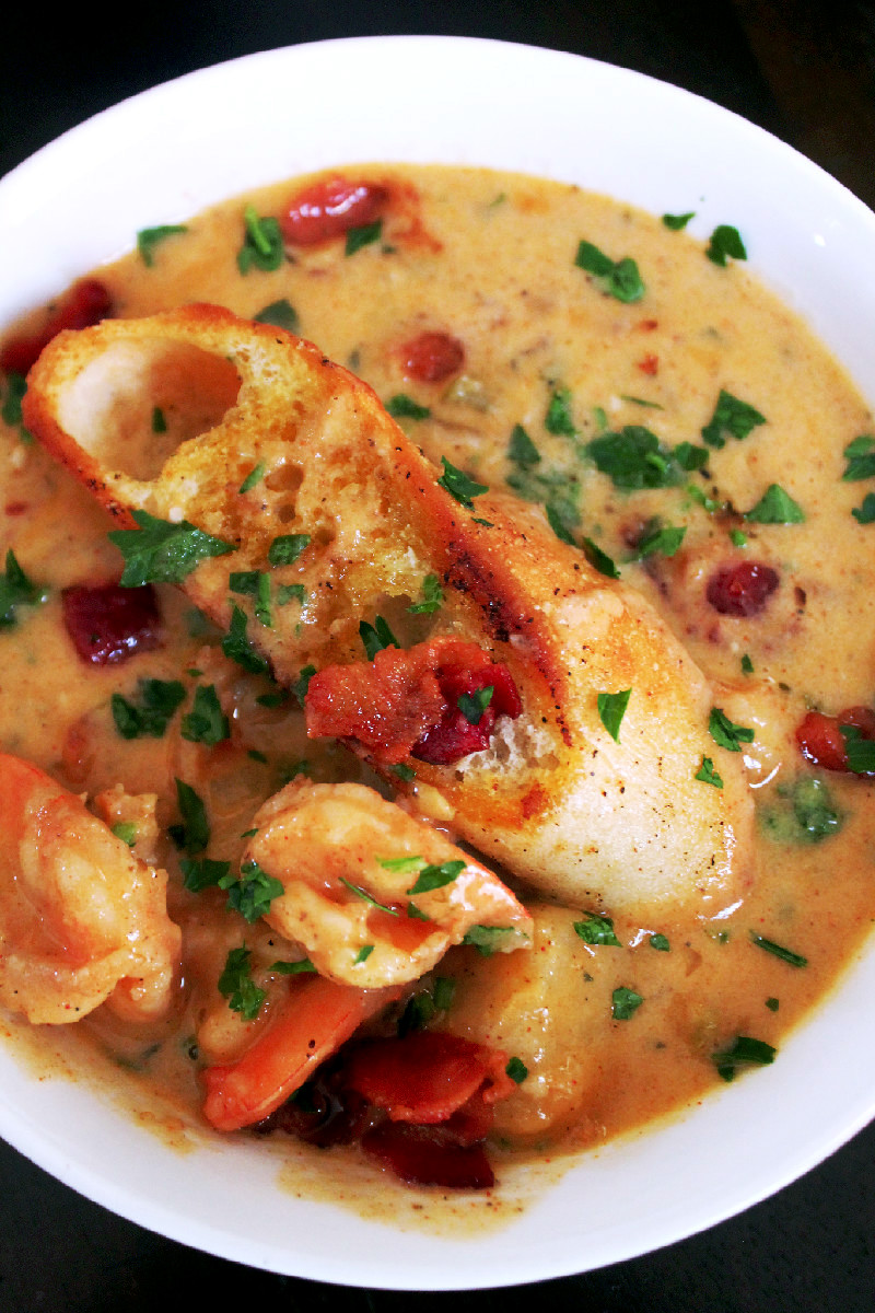 shrimp chowder5 - Creole Contessa