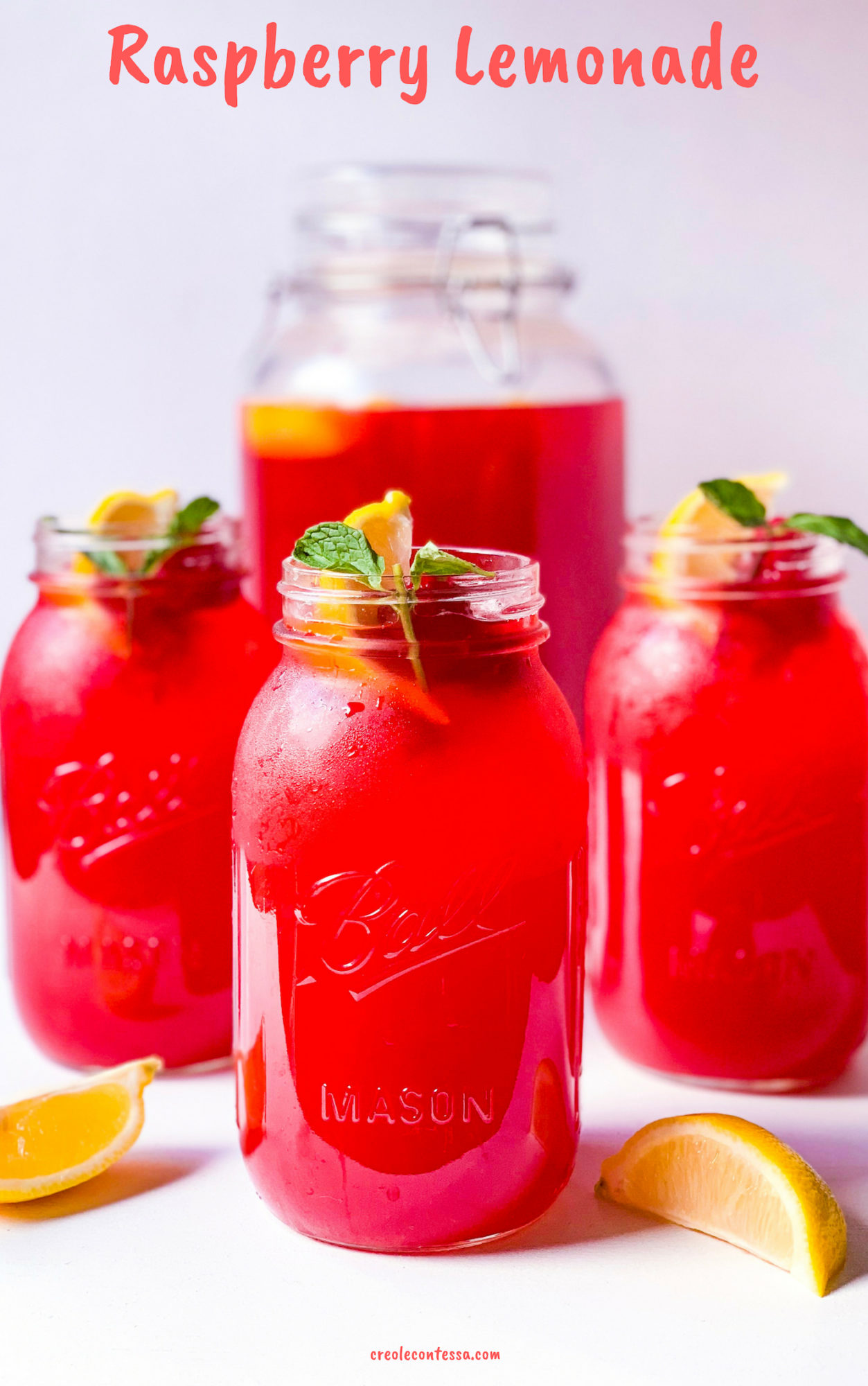 Raspberry Lemonade - Creole Contessa