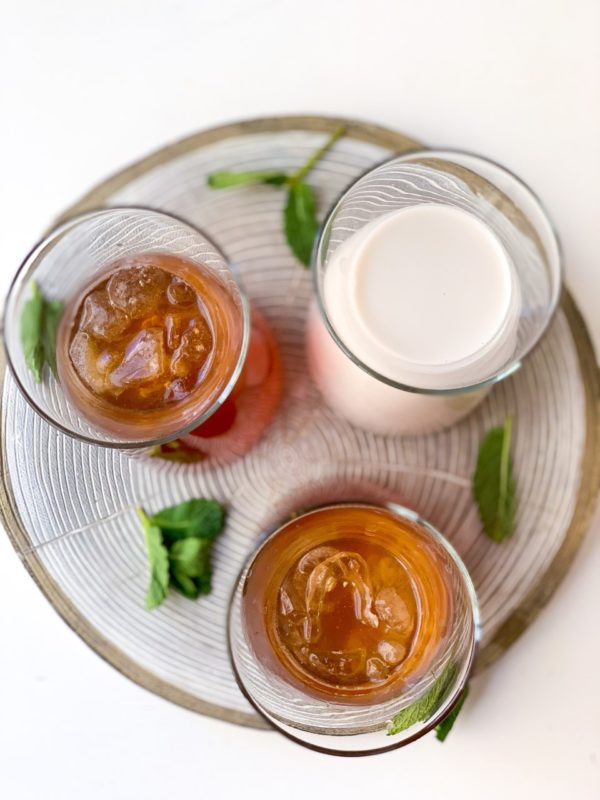 Coconut Macaron Thai Iced Tea - Creole Contessa