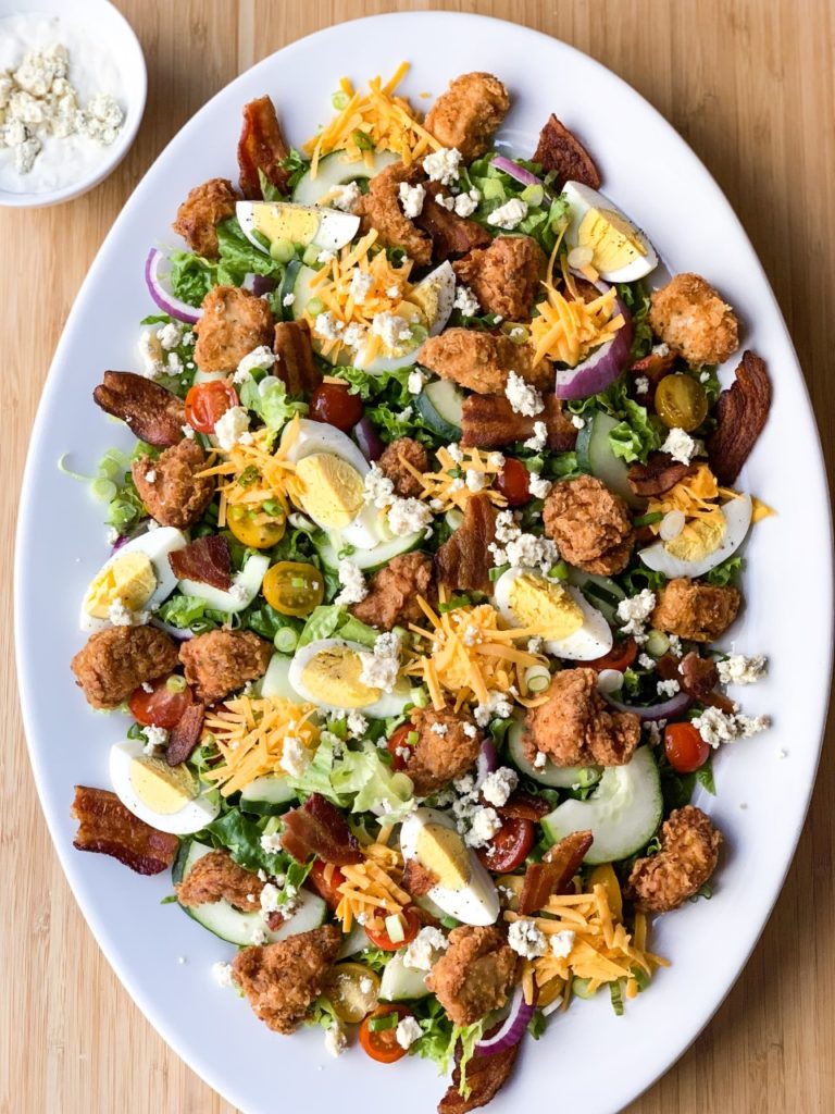 Fried Chicken Salad - Creole Contessa