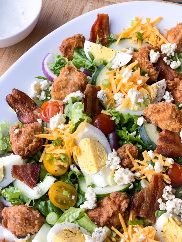 Fried Chicken Salad - Creole Contessa