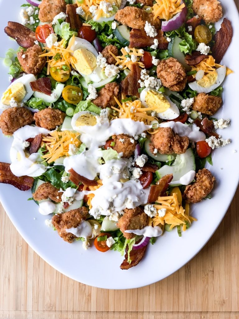 Fried Chicken Salad - Creole Contessa