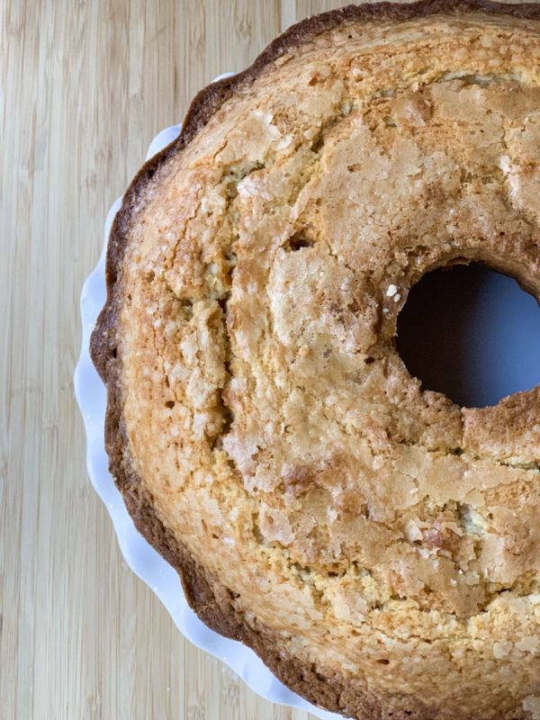 Lemon Pudding Pound Cake - Creole Contessa