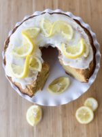 Lemon Pudding Pound Cake - Creole Contessa