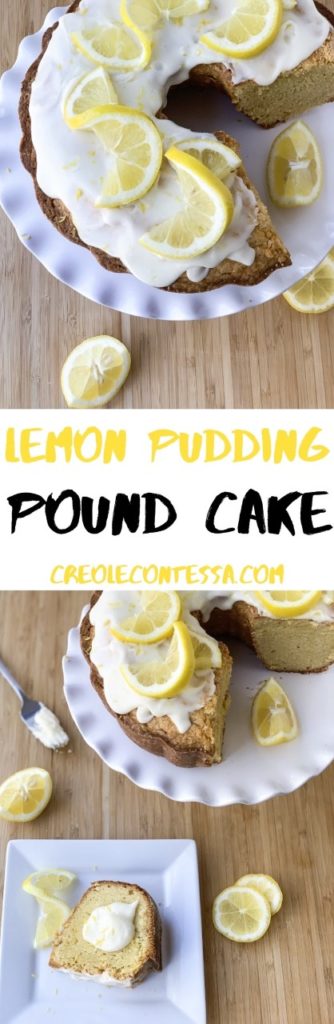 Lemon Pudding Pound Cake - Creole Contessa