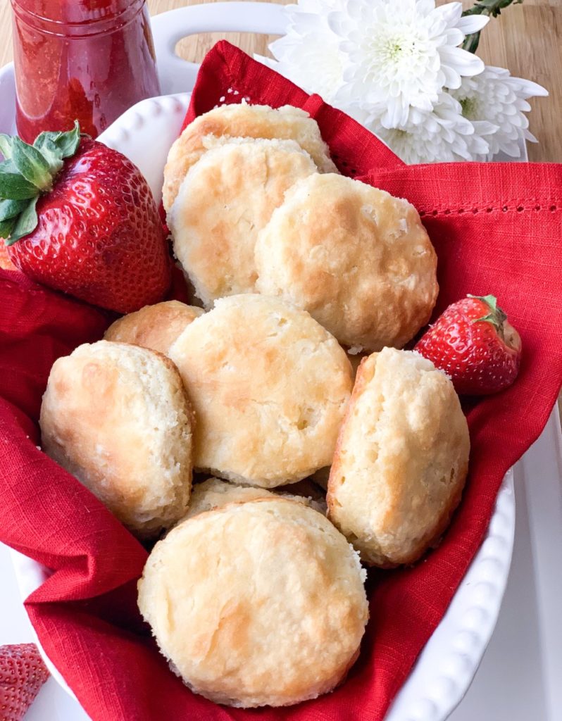 Sweet Biscuits with Strawberry Jam - Creole Contessa